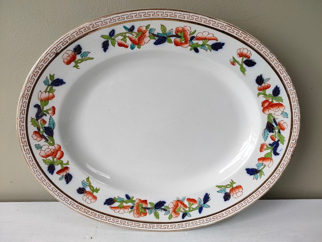 Gorgeous Practical Antique Opaque China, S.hancock and Sons 10 1/2 ...