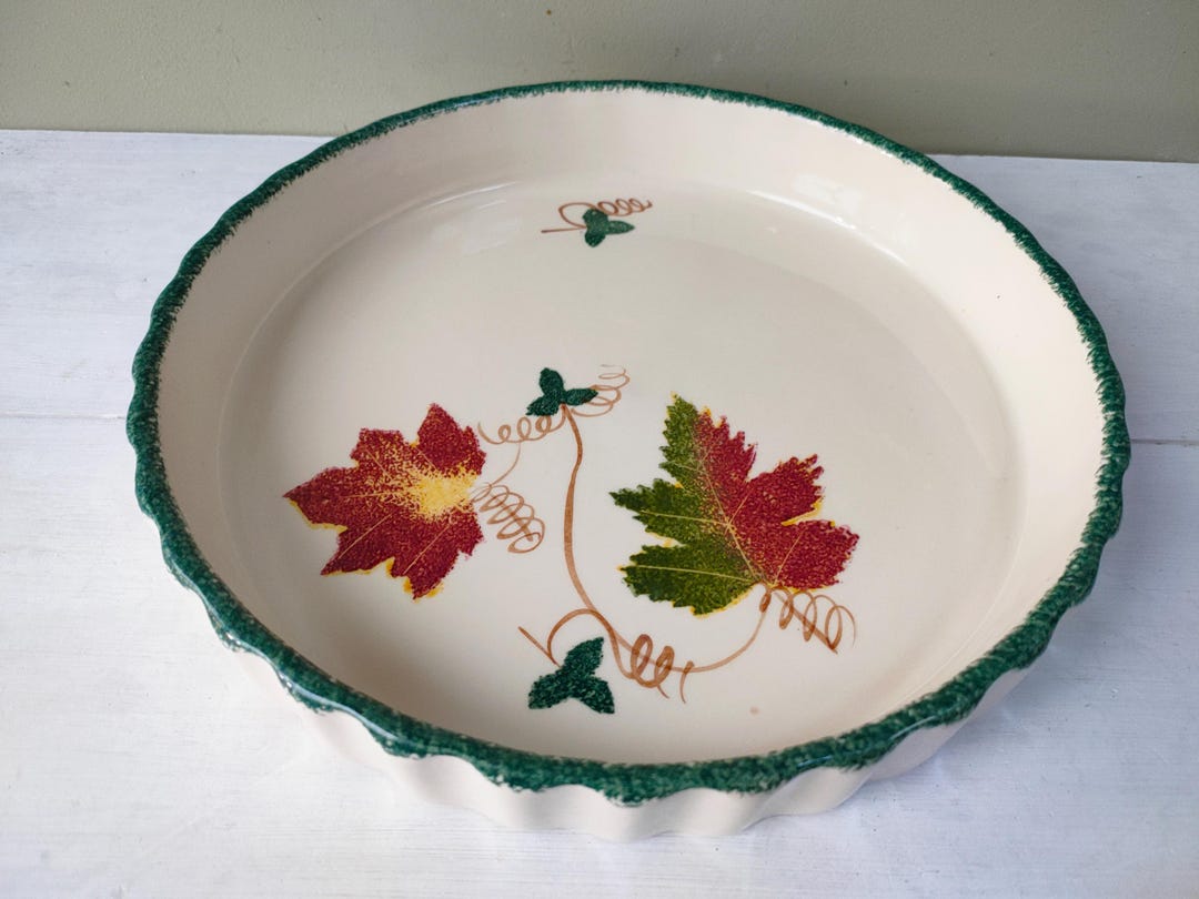 Gorgeous Poole Pottery 9 3/4" Flan/tart/quiche Dish in New England ...