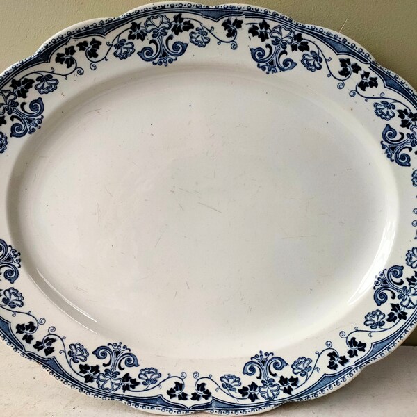 Antique Oval Plate - Etsy