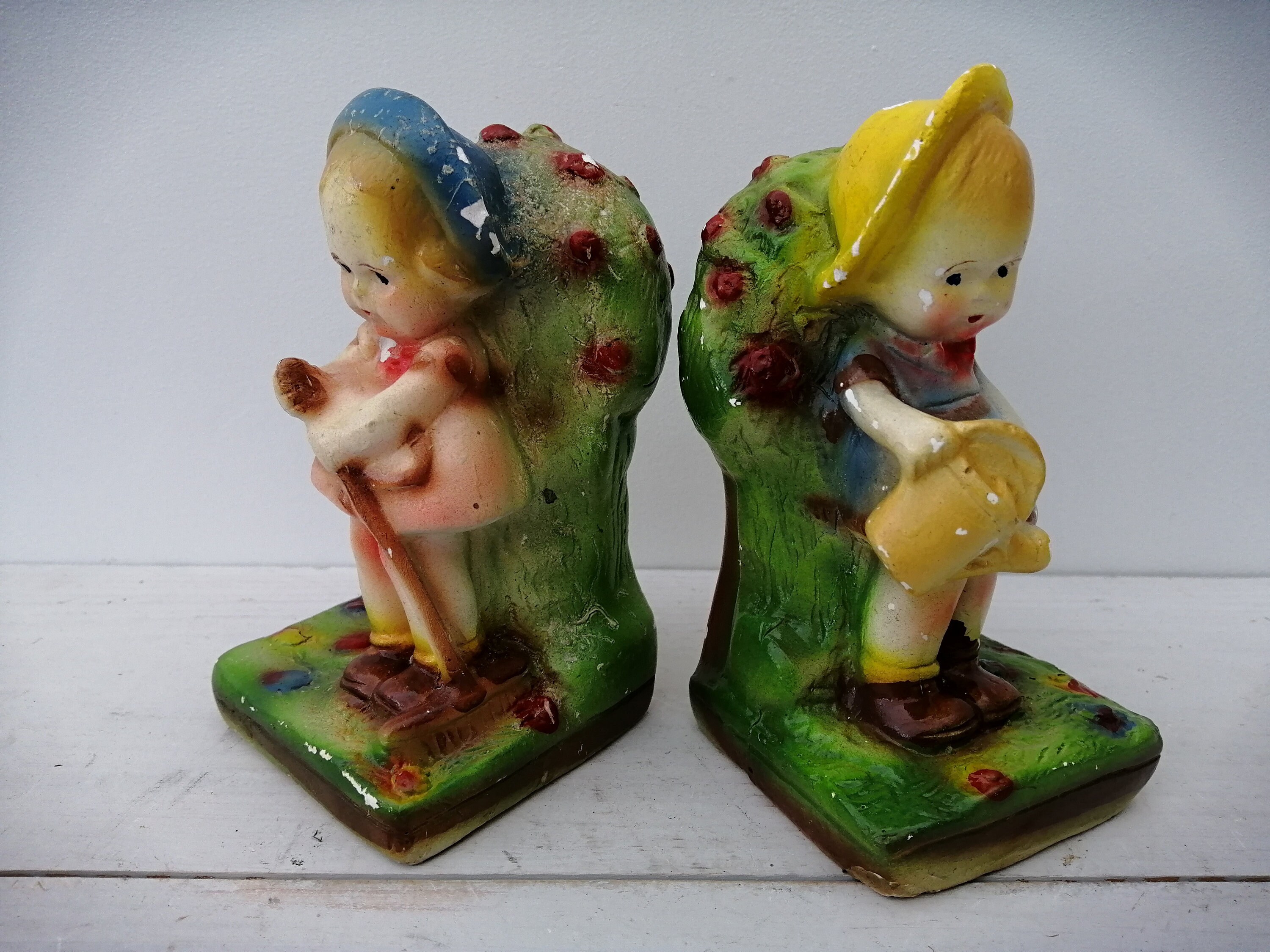 Very Cute and Unusual Vintage Carnival Chalkware/ Chalk Ware - Etsy