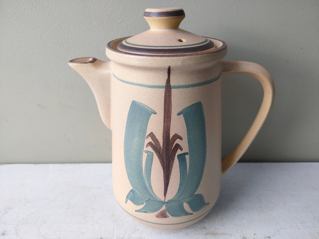 Beautiful Vintage 1970's Honiton Pottery Coffee Pot or Teapot. Hand ...