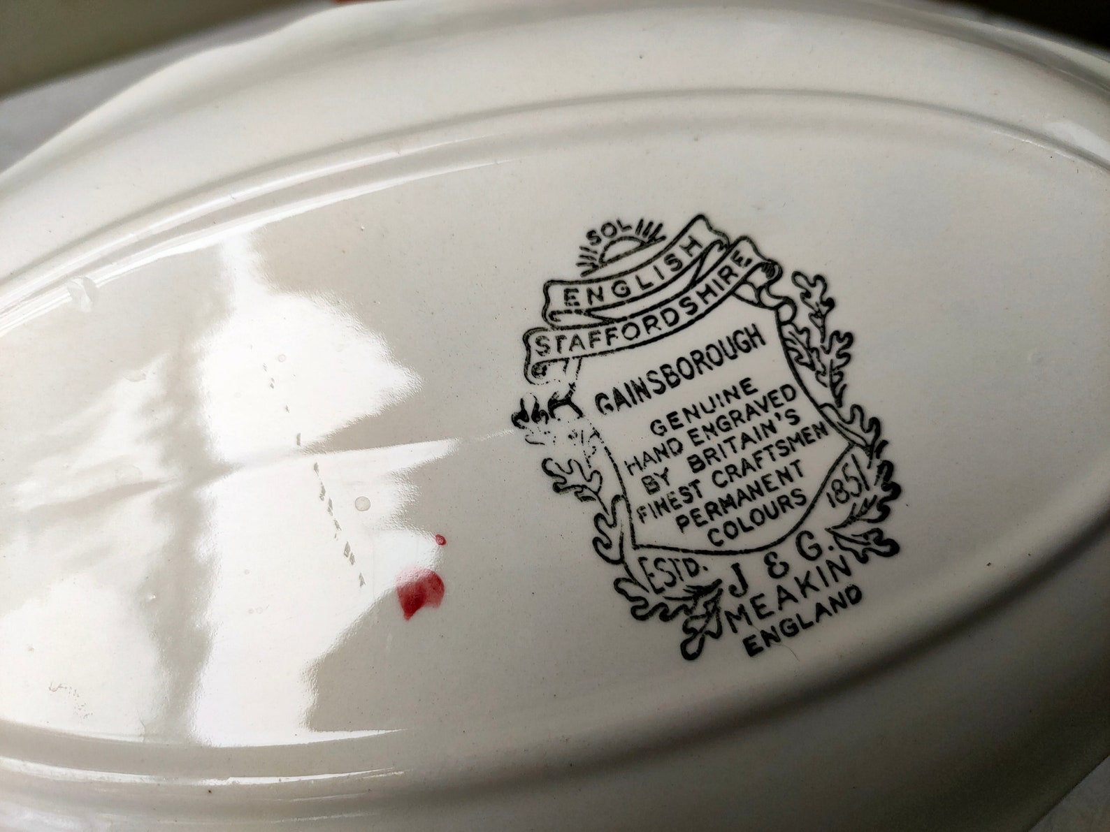 Lovely Ceramic Planter Made From J and G Meakin Sol Westminster Pattern ...