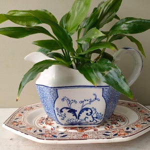 Lovely Ceramic Planter Made From Antique Till & Sons Kang Border ...