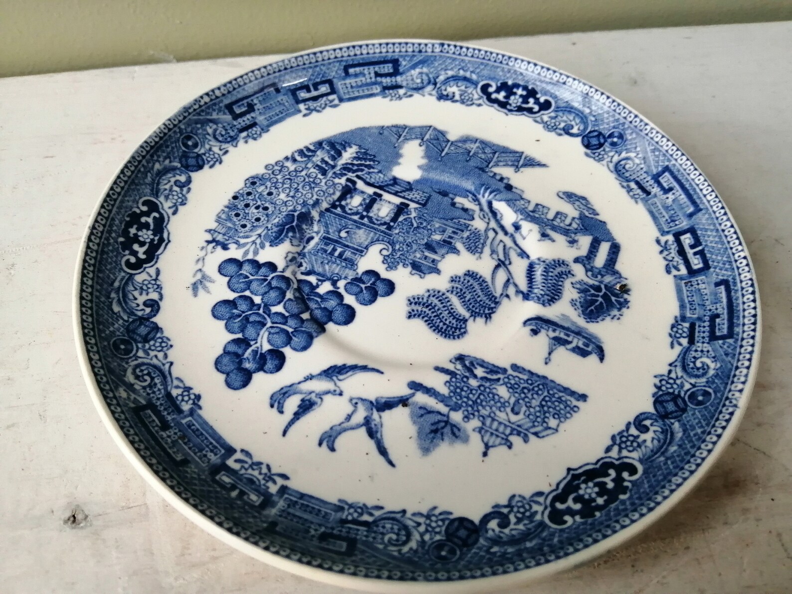 Lovely Ceramic Indoor or Outdoor Willow Pattern Planter. Made | Etsy