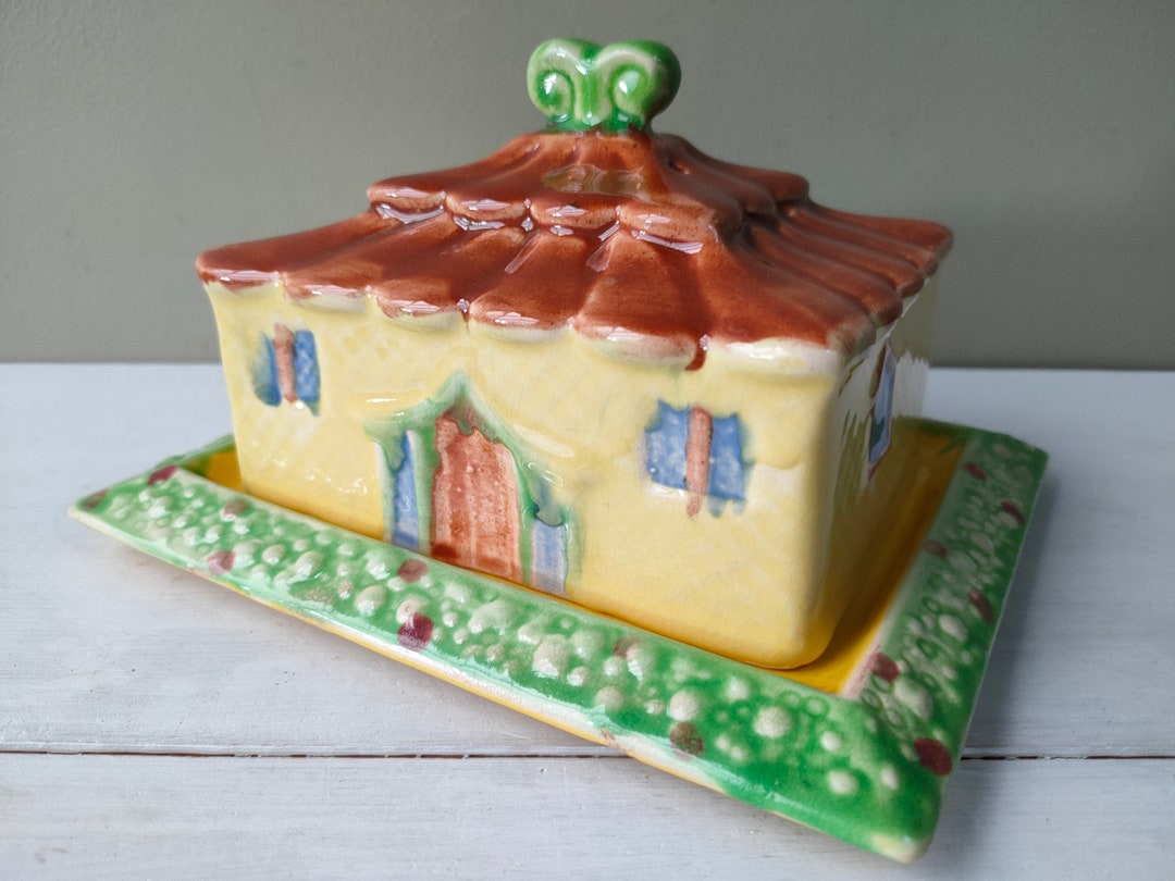 Stylish Vintage Shorter and Sons Butter/cheese Dish With Lid in Pagoda ...