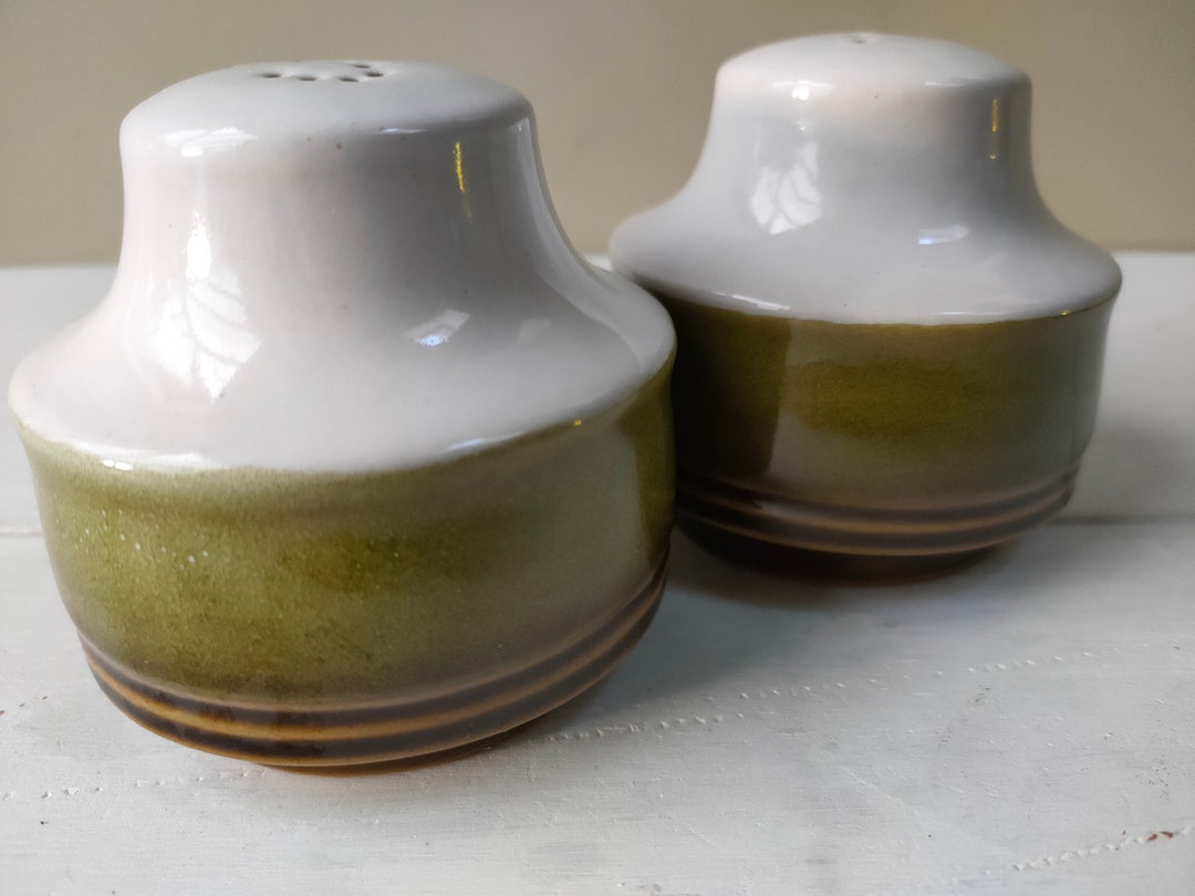 Gorgeous Vintage Denby Pottery Salt and Pepper Pots/cruet Set in the ...