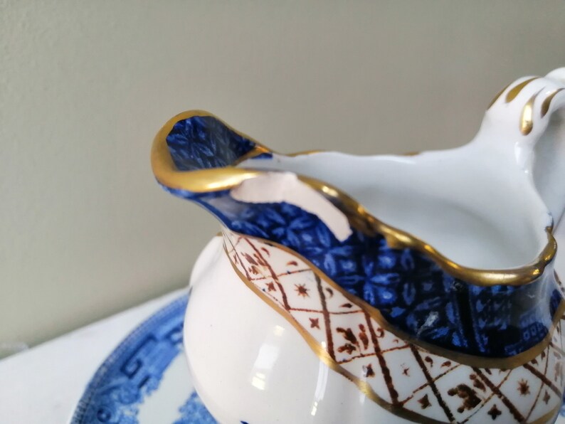 Lovely Ceramic Indoor or Outdoor Willow Pattern Planter. Made From ...