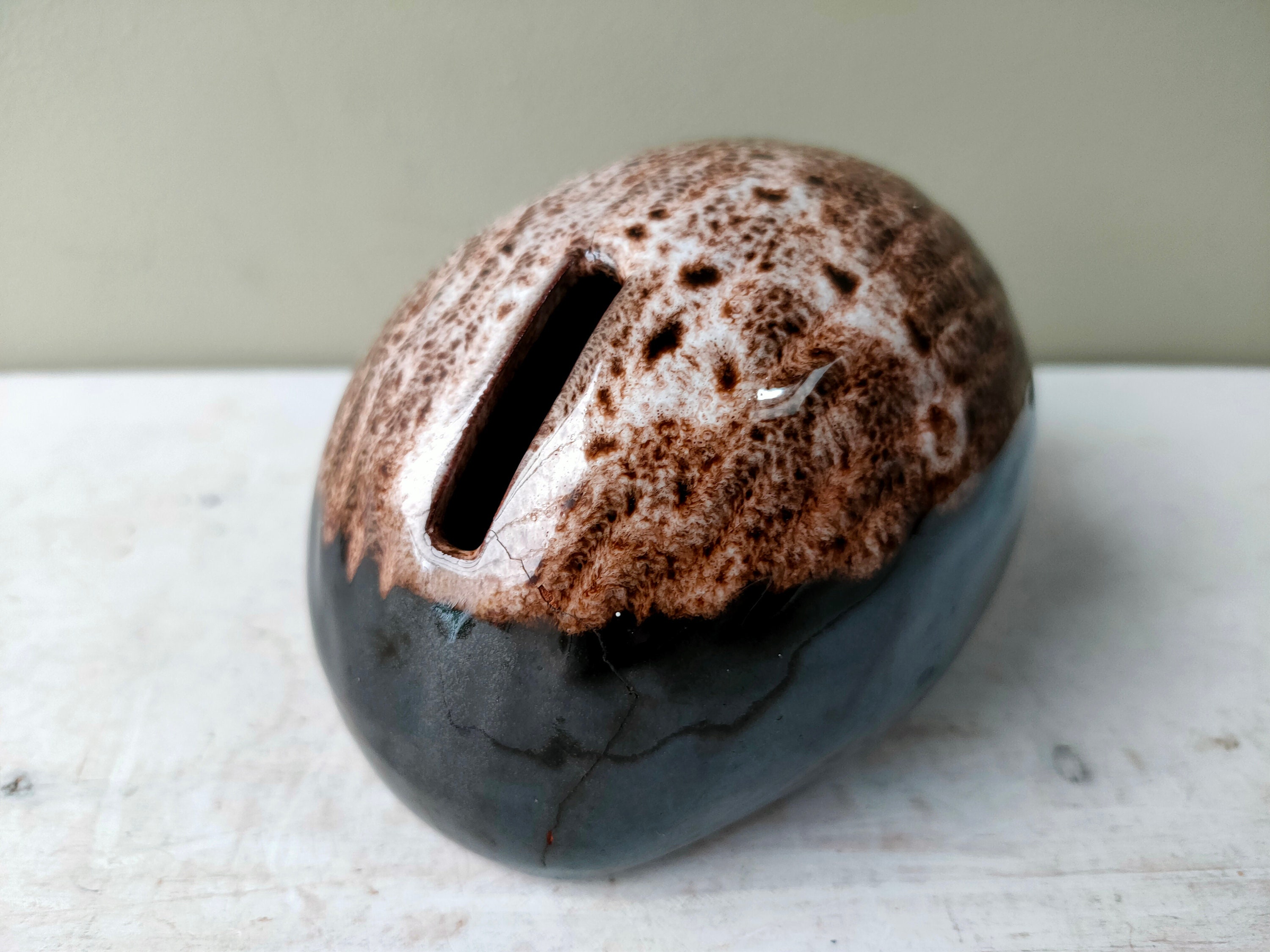 Super cute pottery money box in the shape of a Hedgehog. | Etsy