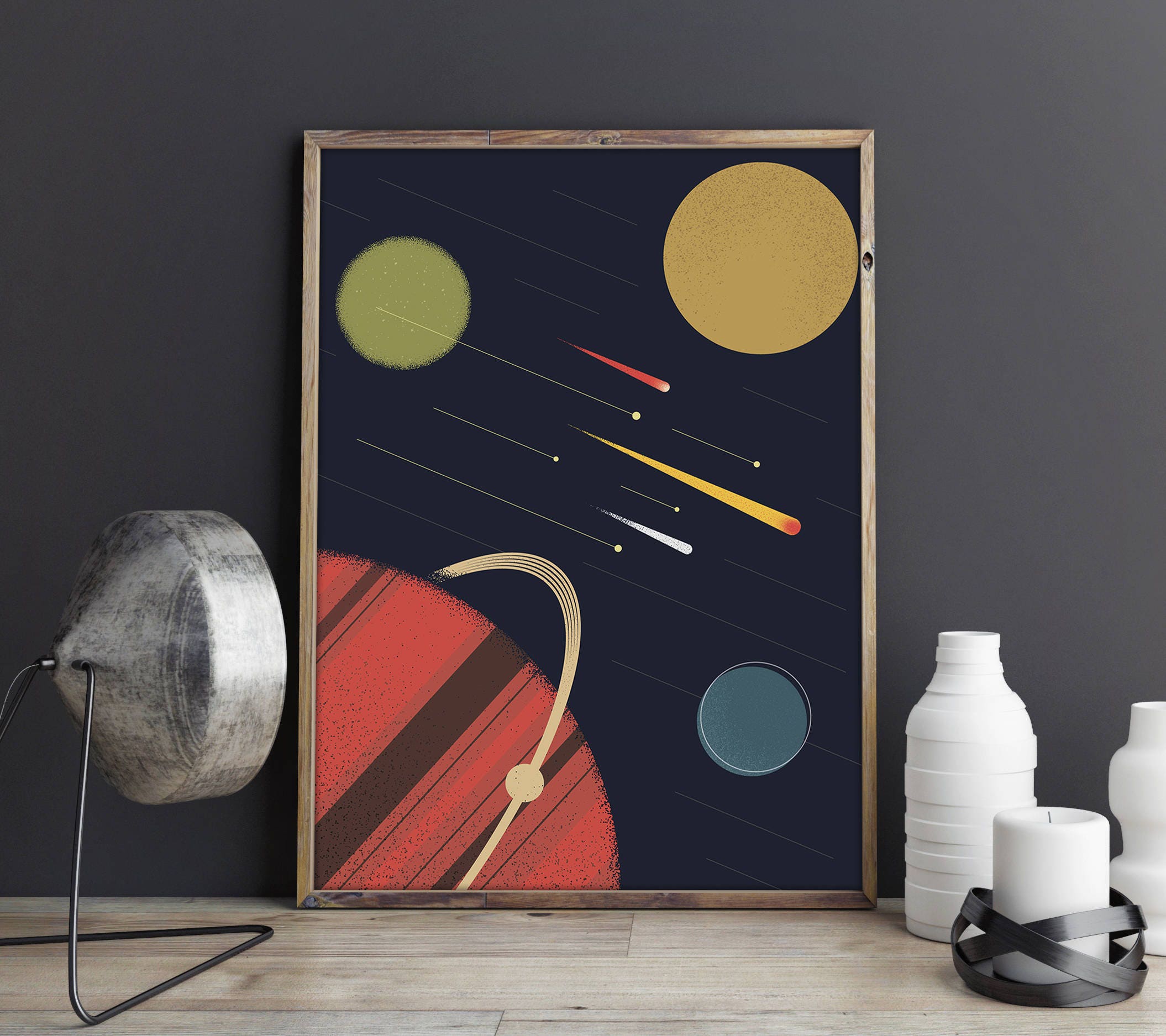 Vintage Outer Space Art