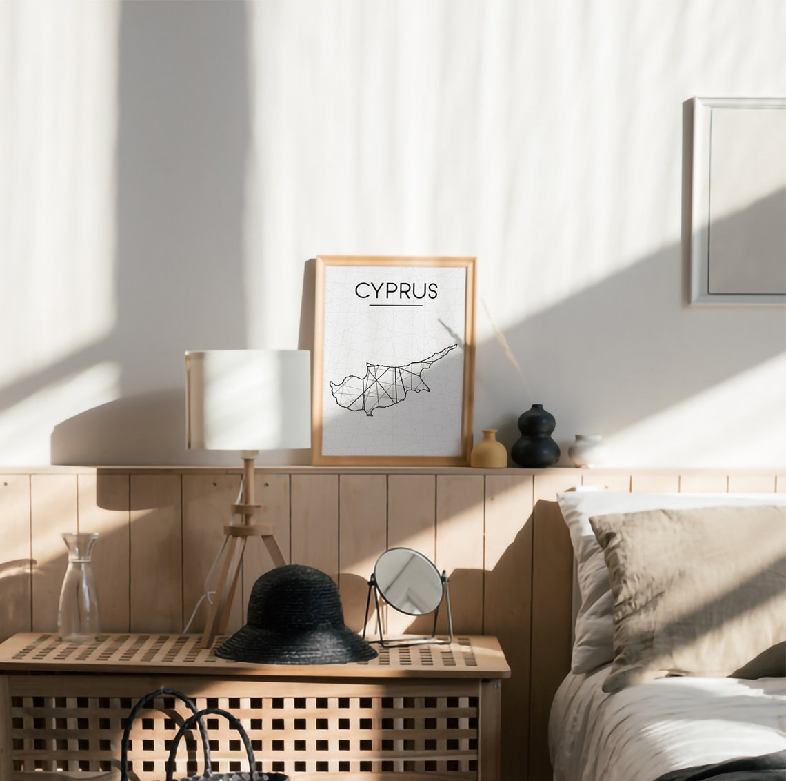 Cyprus Map Cyprus Wall Art Cyprus Art Cyprus Poster Cyprus - Etsy