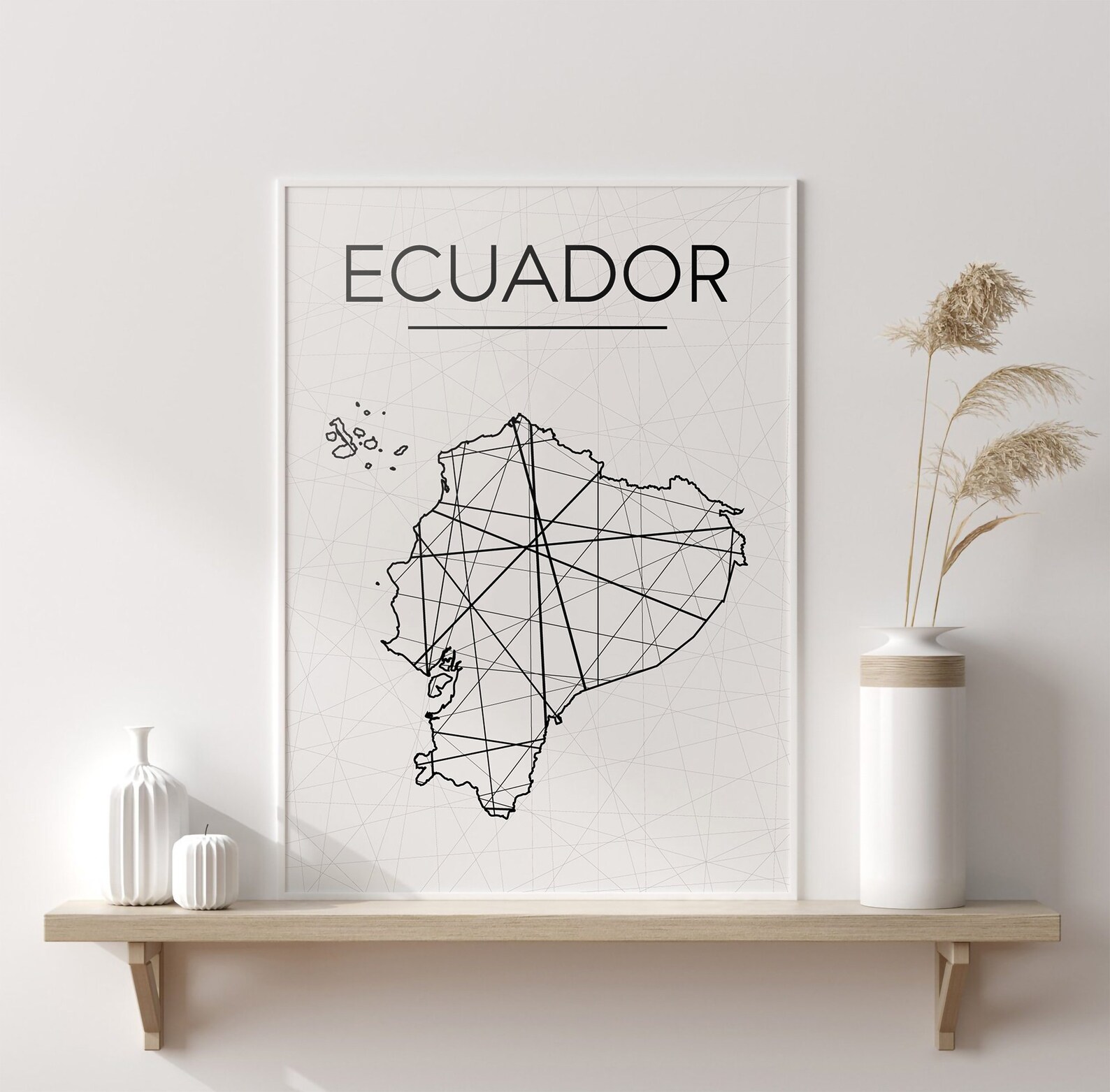 Ecuador Map Print Ecuador Wall Art Ecuador Art Ecuador | Etsy