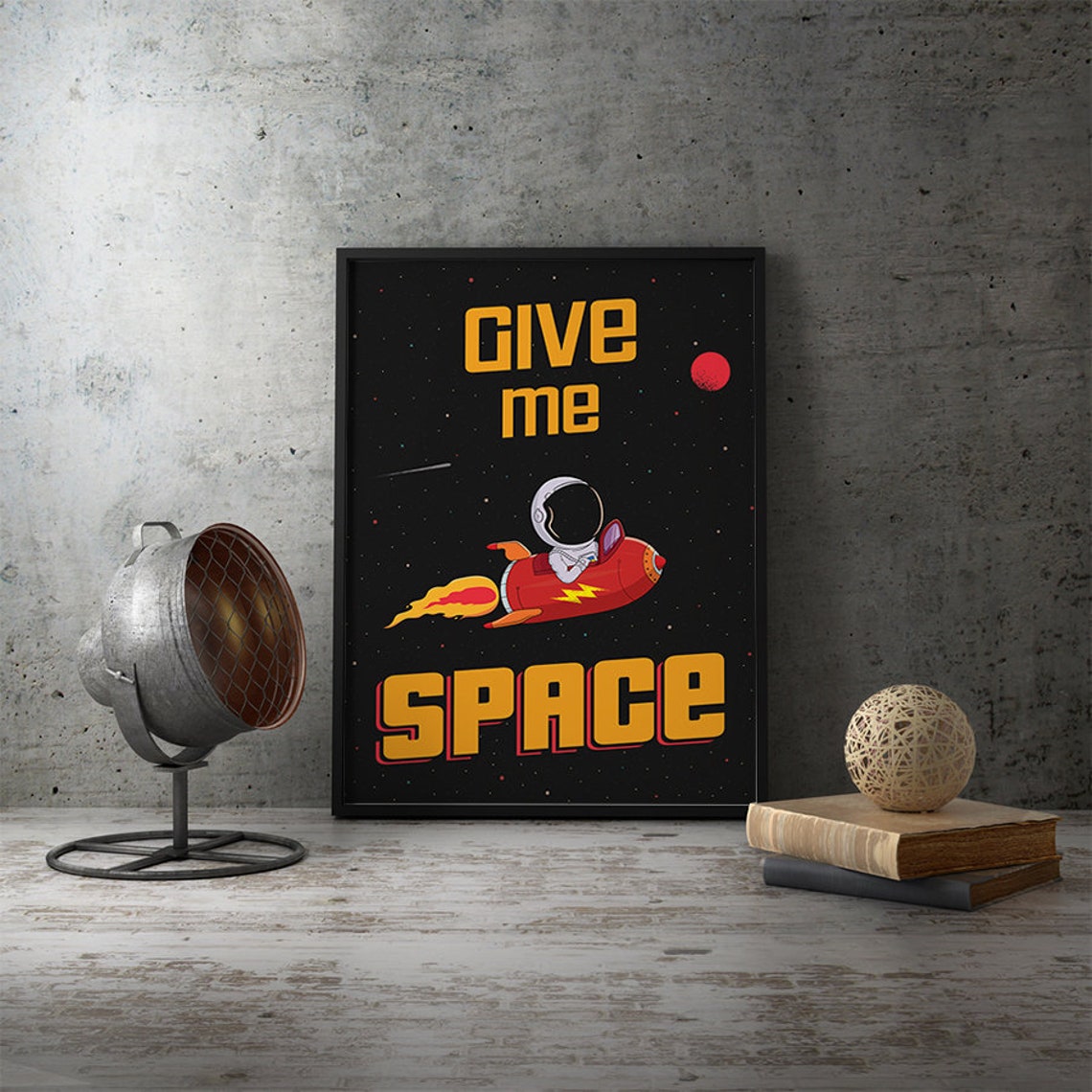 Space Poster Space Art Space Print Kids Wall Art Space | Etsy