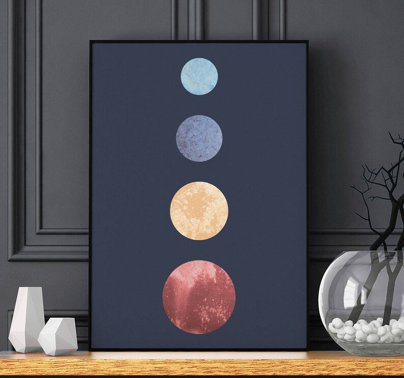 Space Art, Space Poster, Space Print, Space Printable, Planets Poster ...