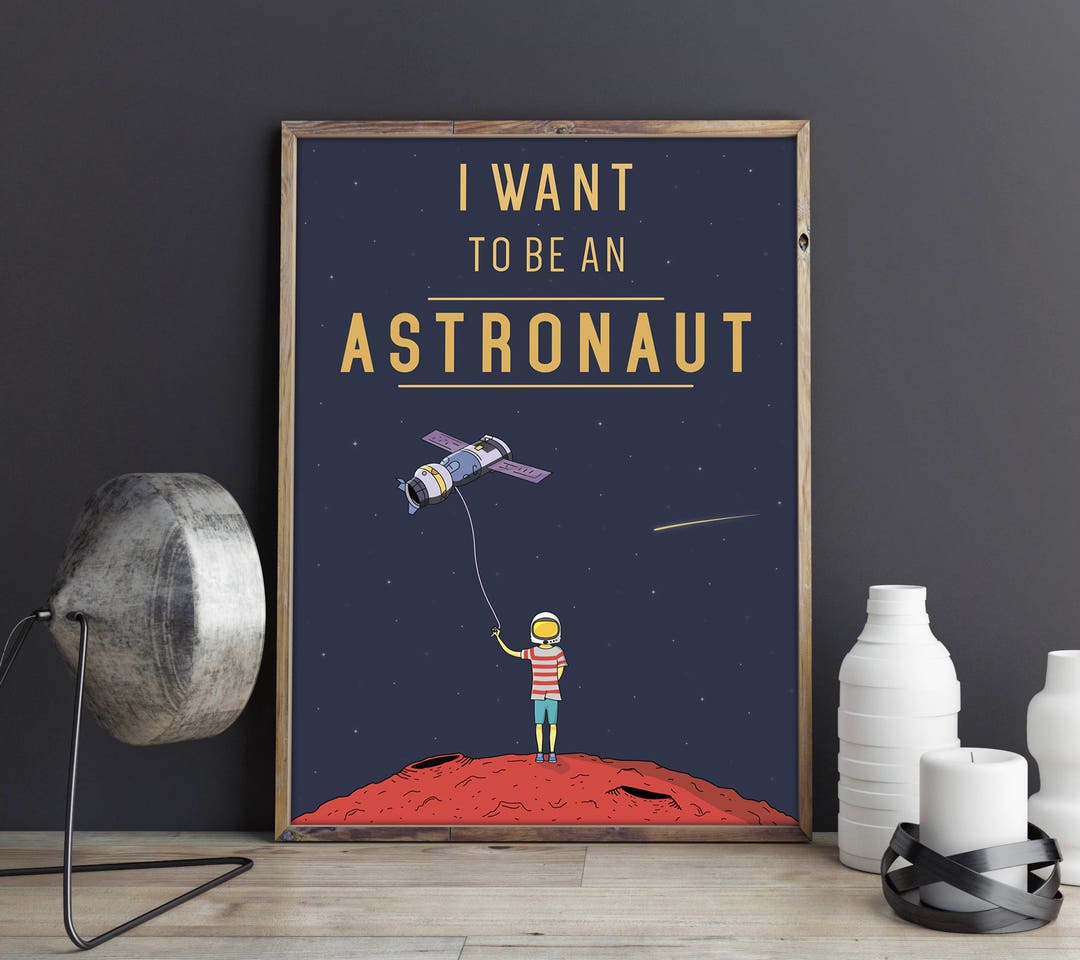 Space Art, Space Poster, Space Print, Astronaut Print, Galaxy Print ...