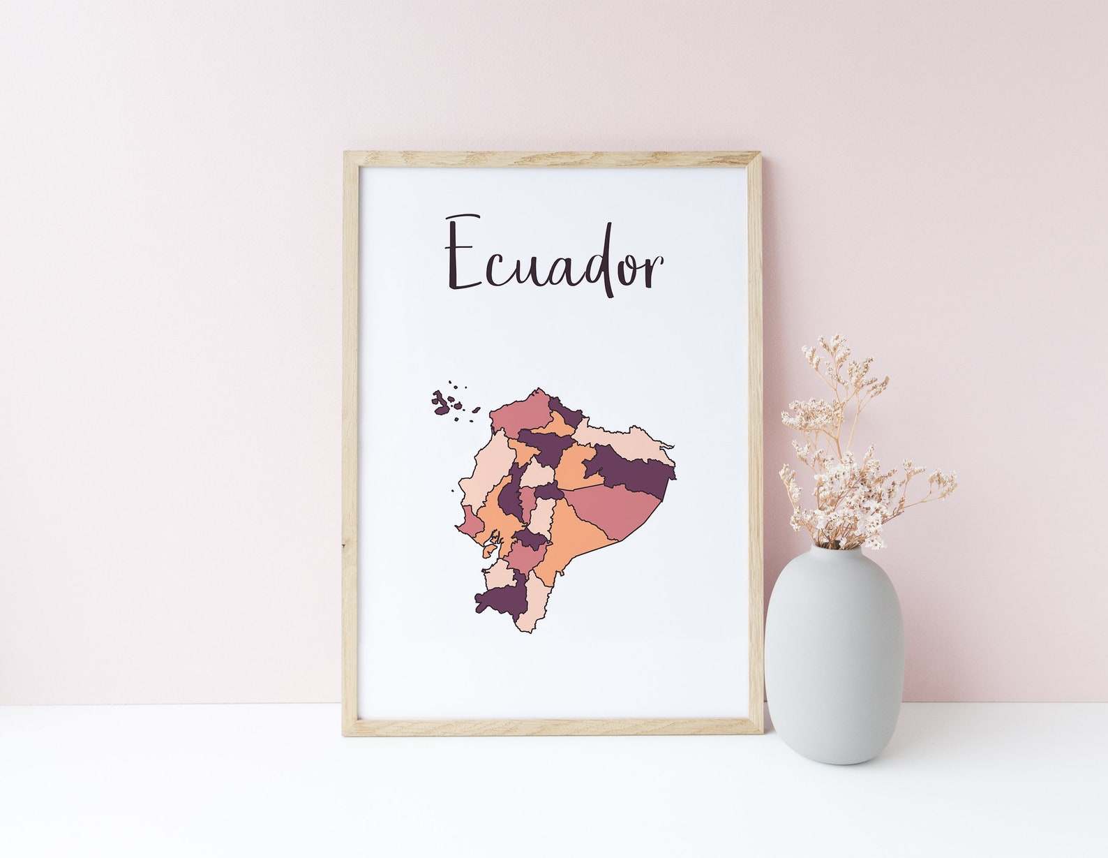 Ecuador Map Print Ecuador Wall Art Ecuador Art Ecuador | Etsy