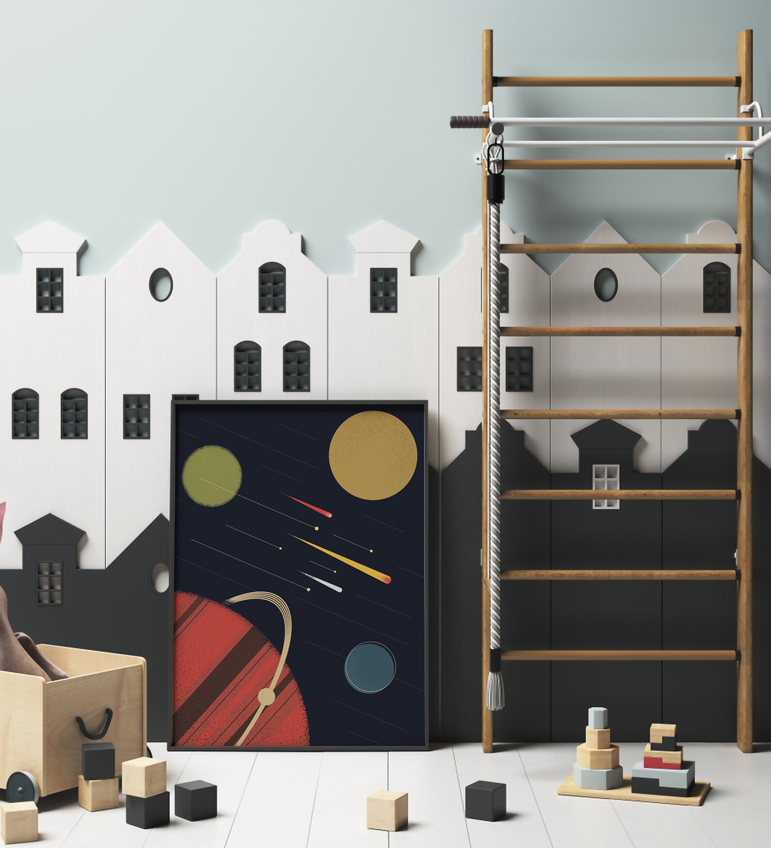 Space Poster, Space Print, Space Art, Space Wall Art, Vintage Space ...