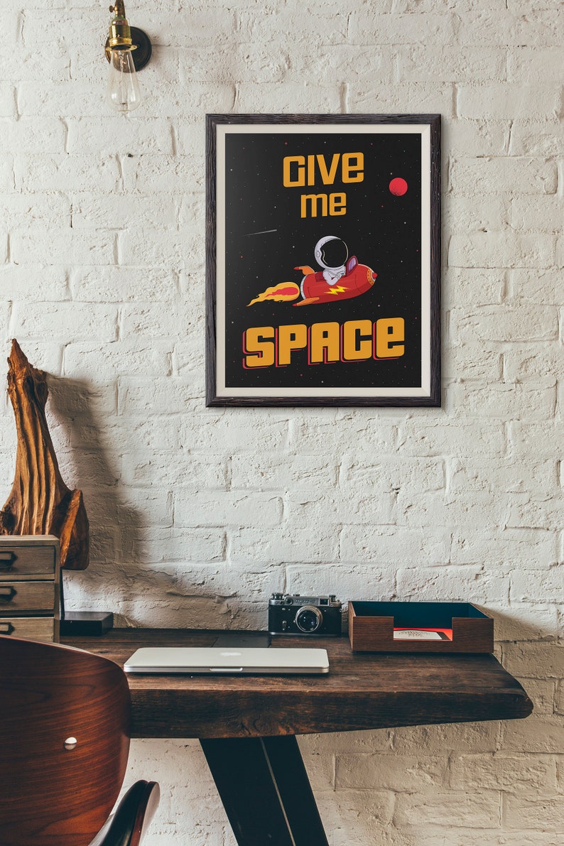 Space Poster, Space Art, Space Print, Kids Wall Art, Space Wall Decor ...