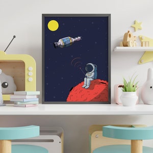 Outer Space Print, Space Poster, Galaxy Print, Space Print, Astronaut ...