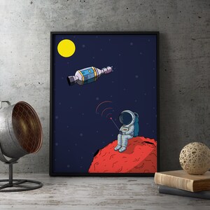 Outer Space Print, Space Poster, Galaxy Print, Space Print, Astronaut ...