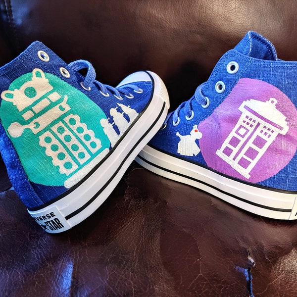 Doctor Who Converse - Etsy
