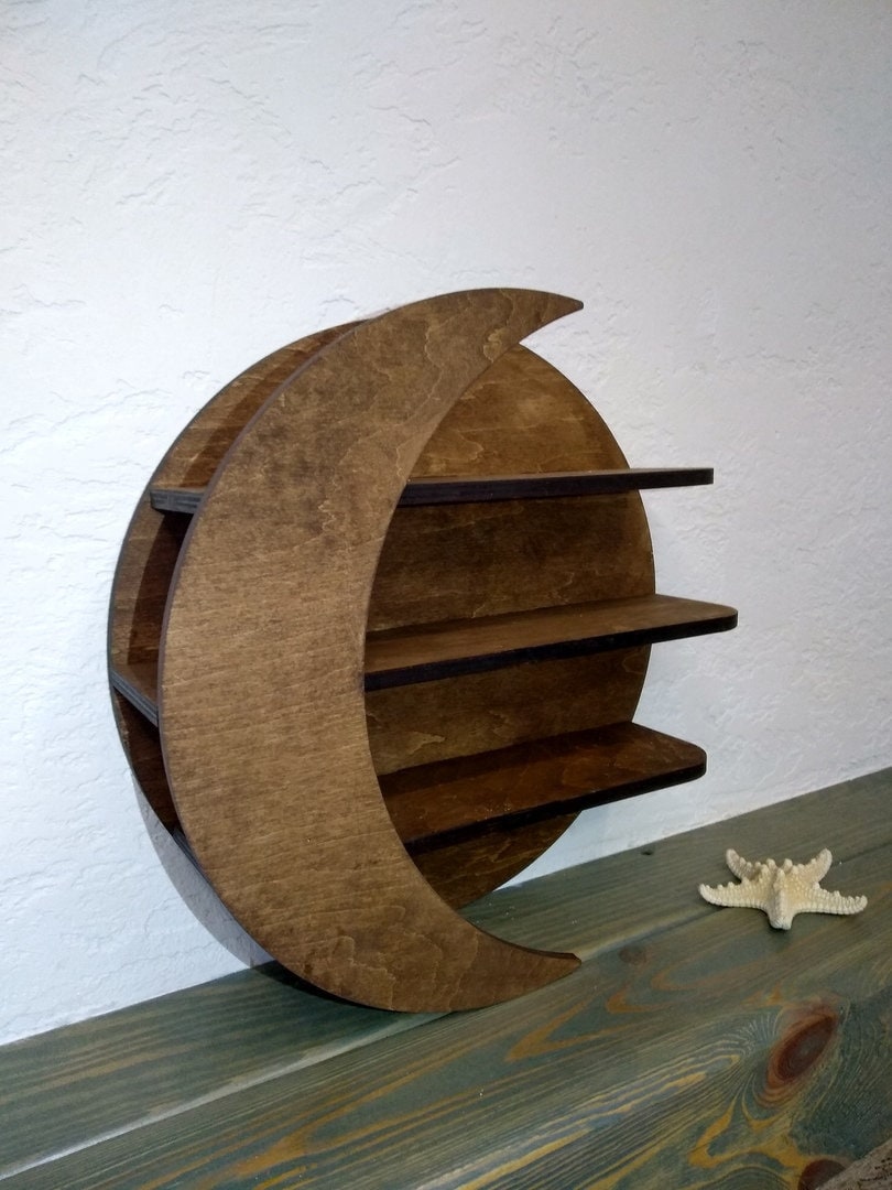 Cuestix half moon shelf wall racks - Hopheavy