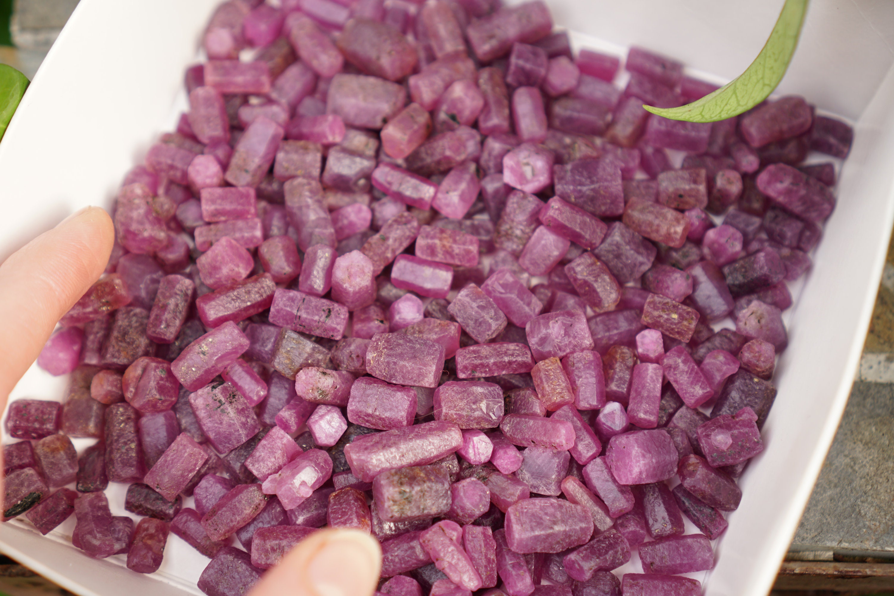 Ruby Crystals Small Rough Natural Ruby Crystals From - Etsy
