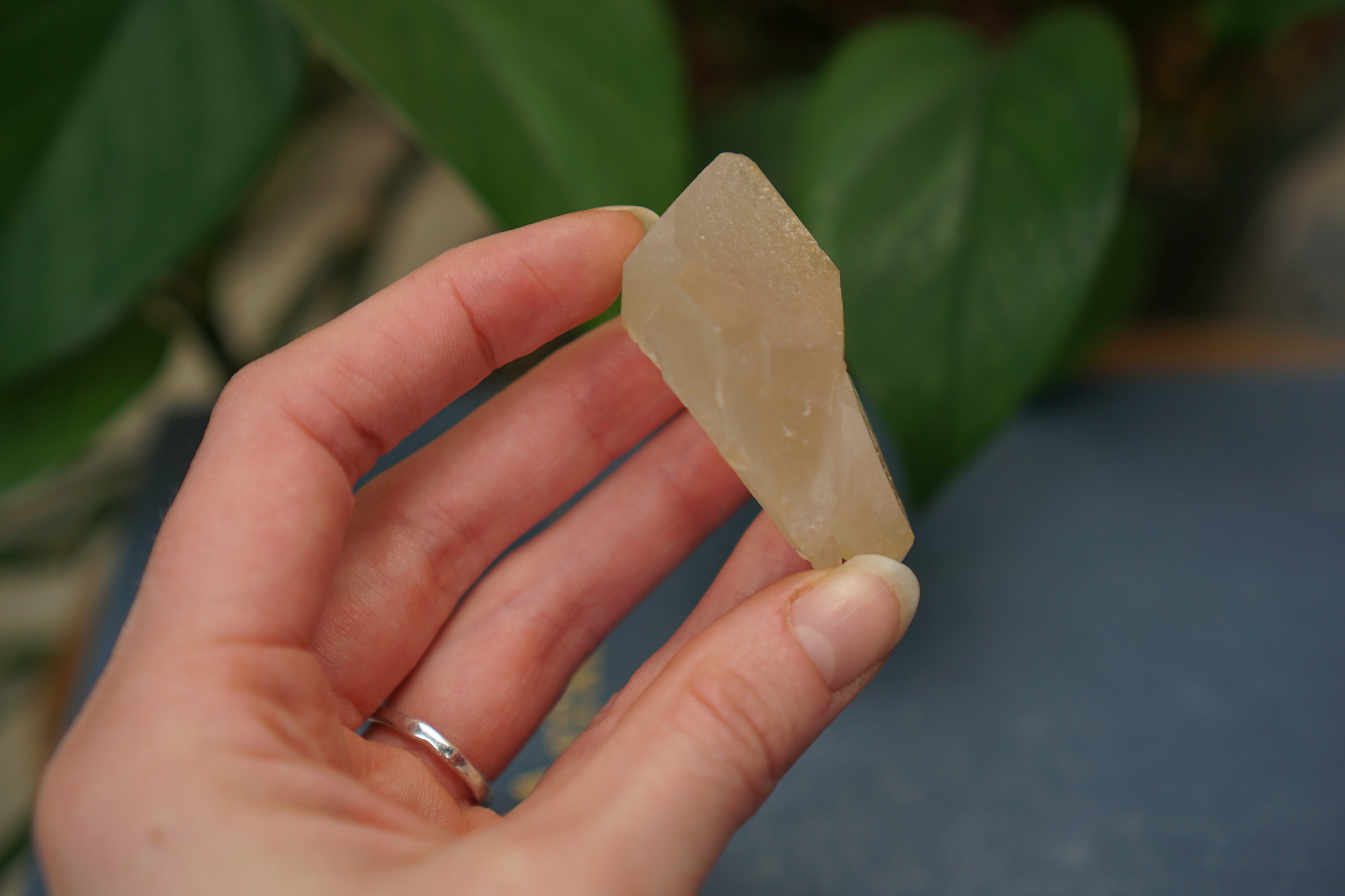 Bone Quartz, Halloysite Included Crystal With Mica - Etsy