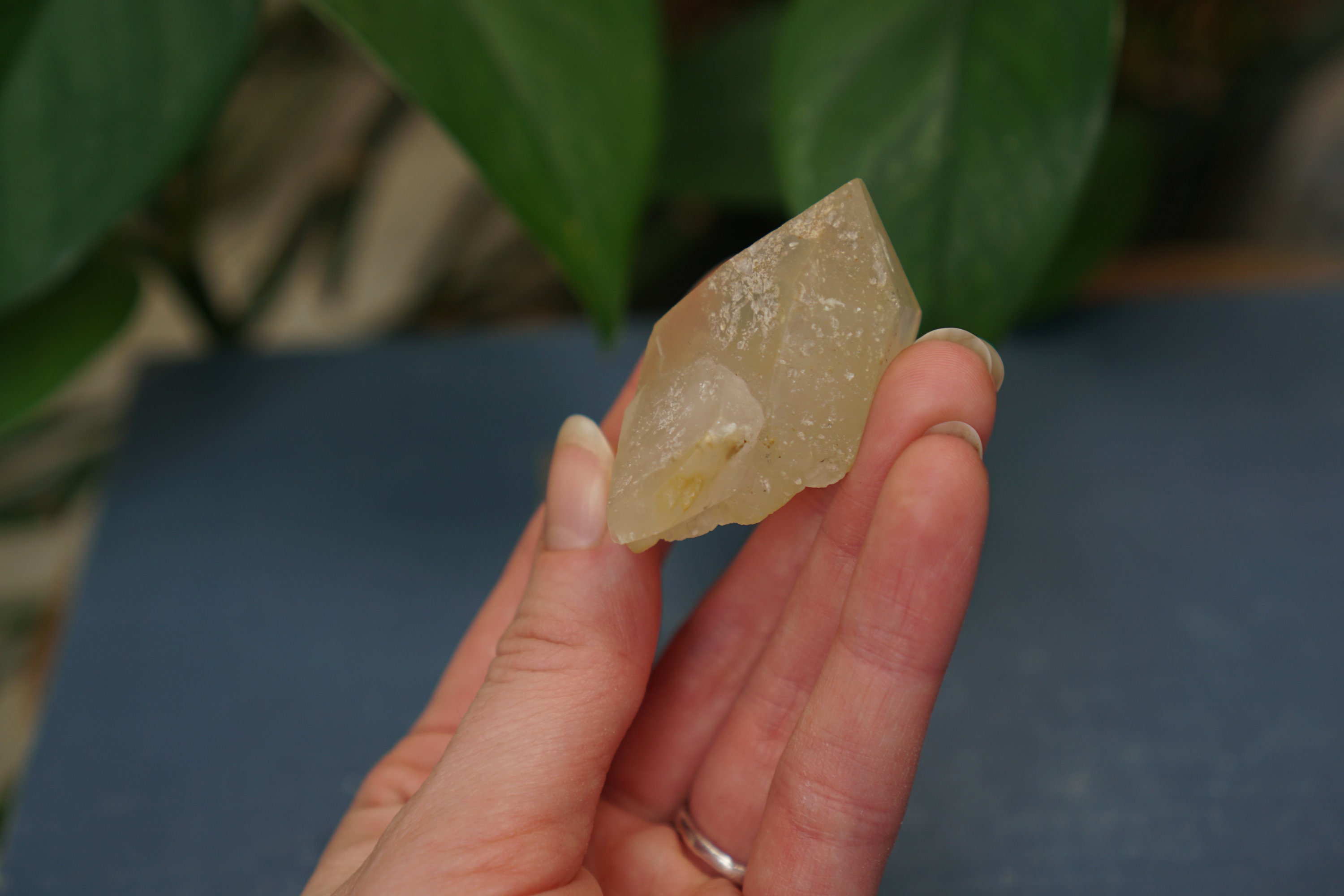 Bone Quartz, Halloysite Included Crystal With Mica - Etsy