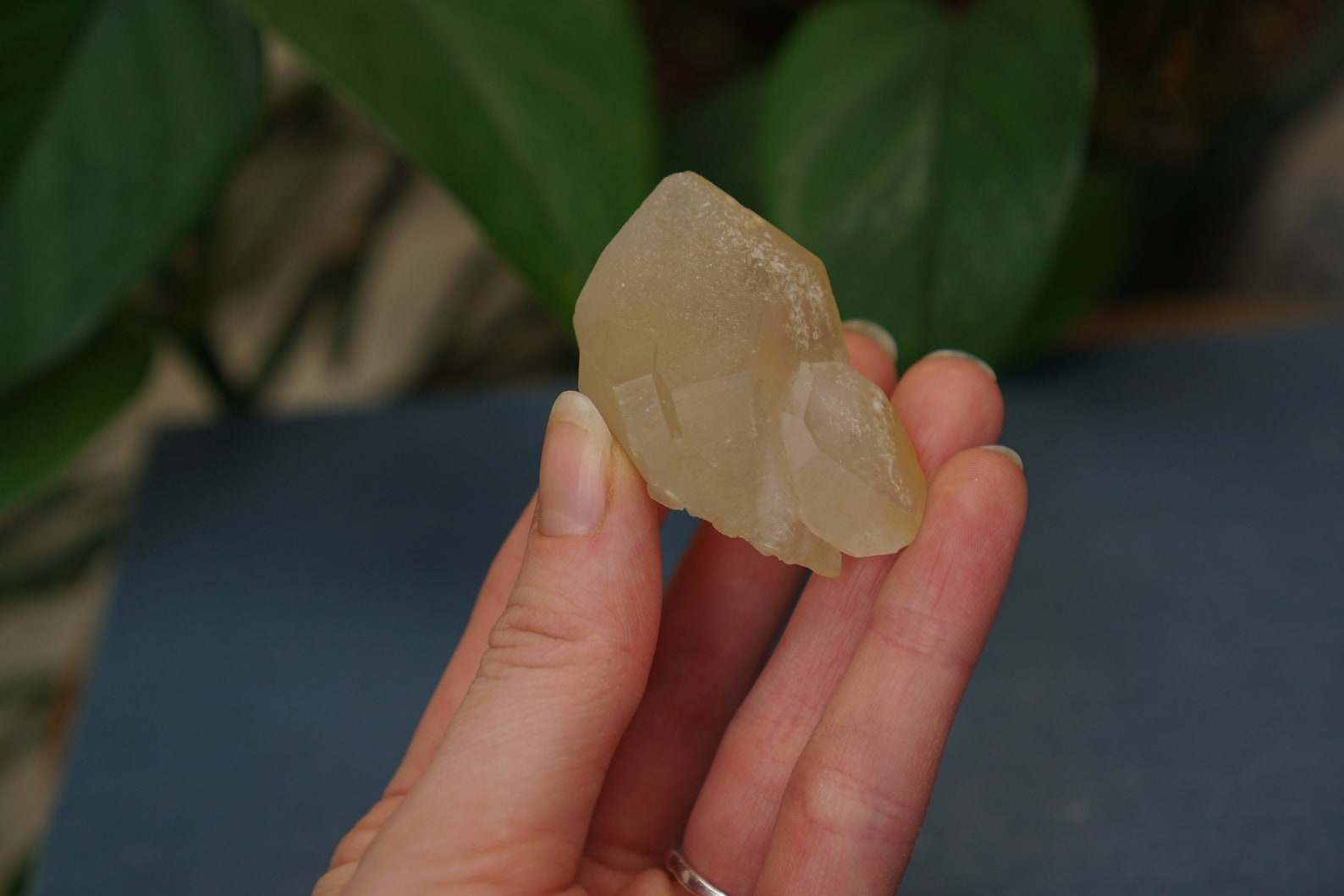Bone Quartz, Halloysite Included Crystal With Mica - Etsy