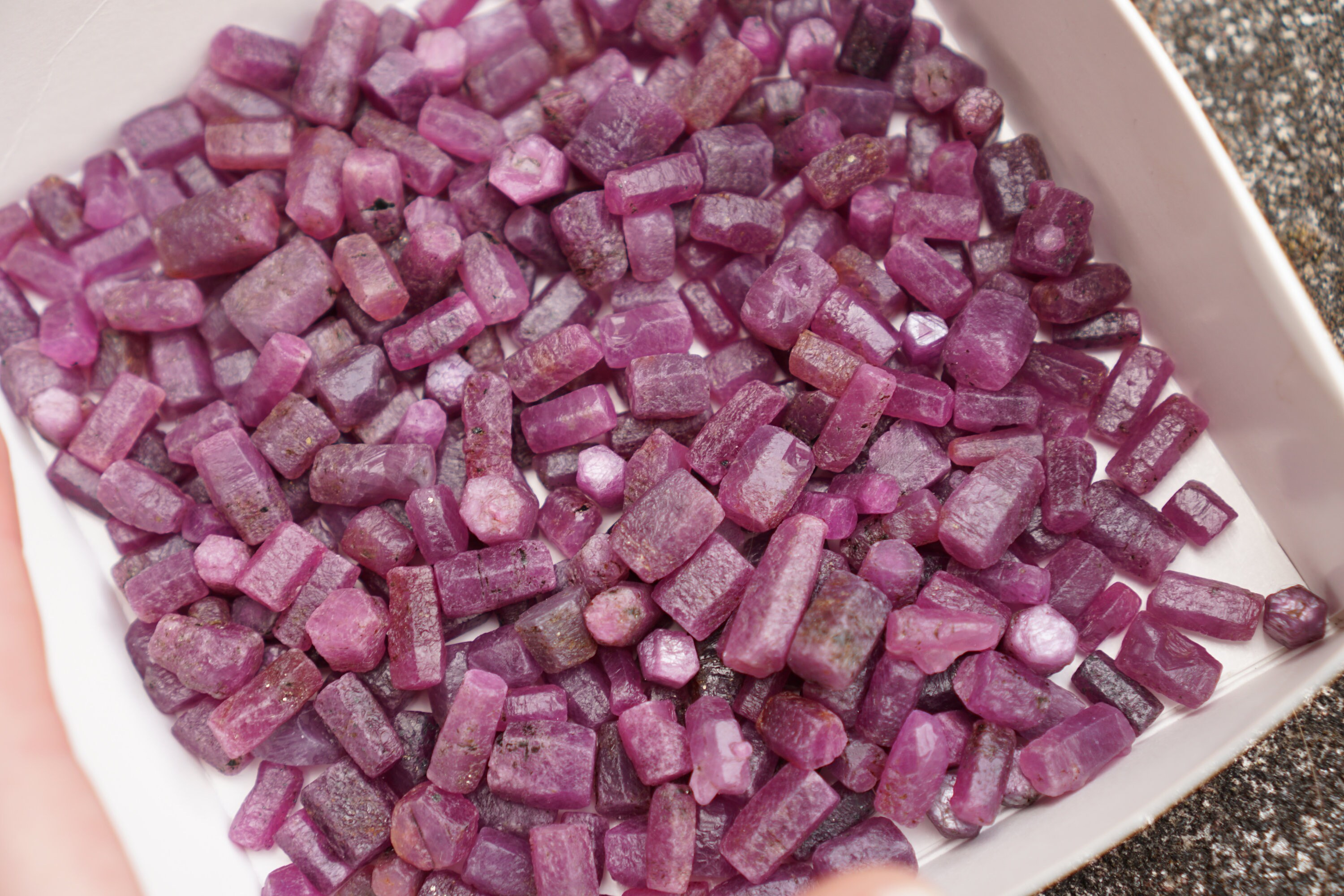 Ruby Crystals Small Rough Natural Ruby Crystals From - Etsy