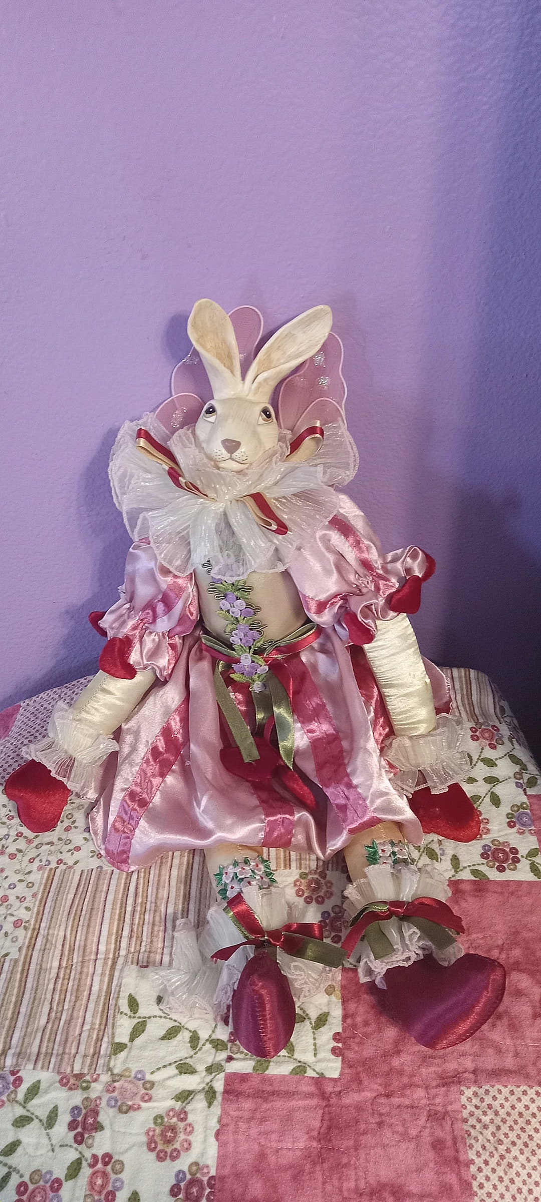 Vintage Easter Find Jester Bunny Art Doll Ooak Collectors Collection ...