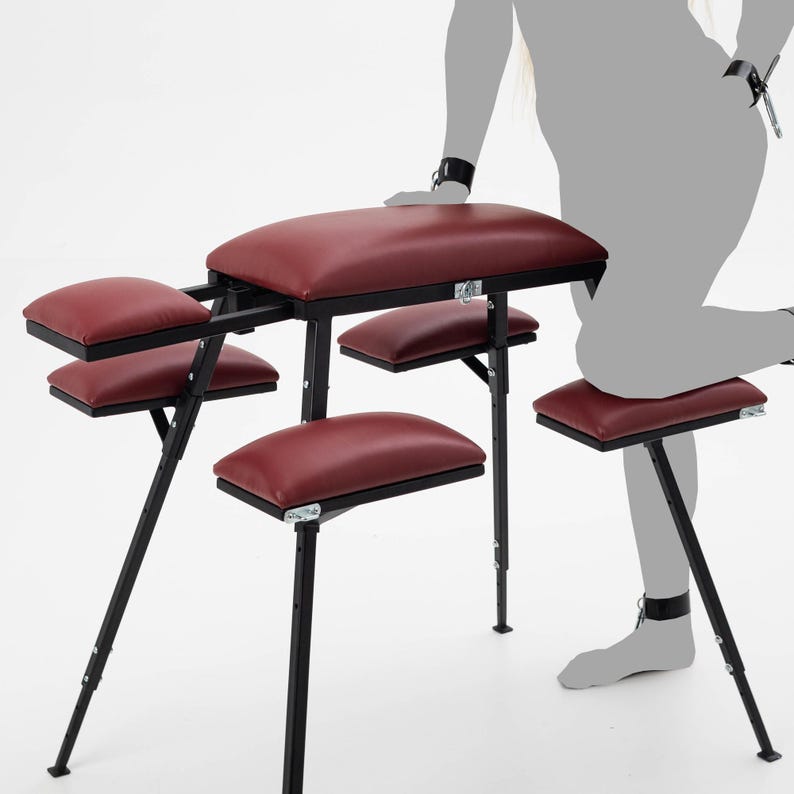 Adjustable BDSM Spanking Bench, Bondage Furniture Chair, Metal ...