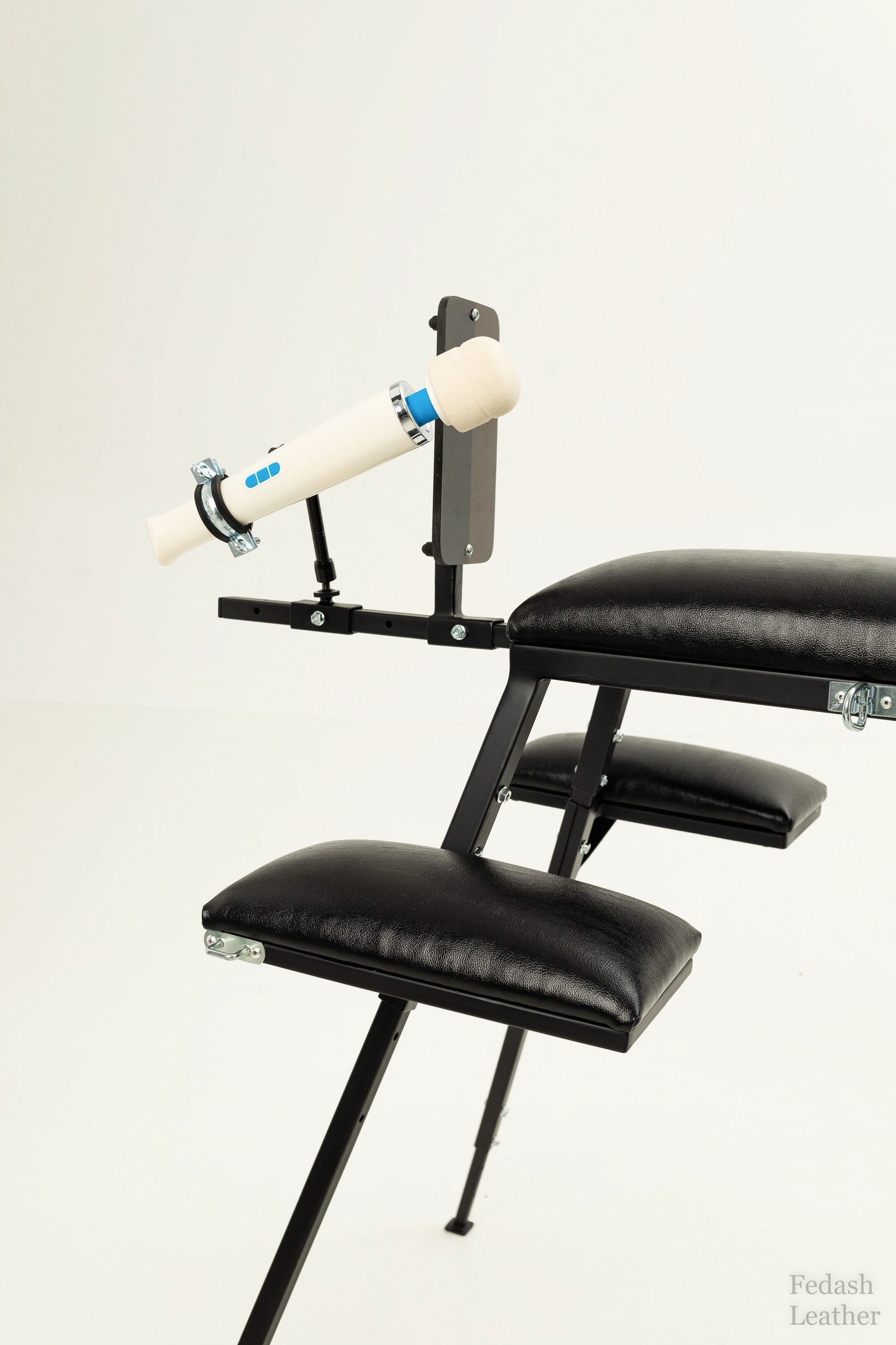 Sex Furniture BDSM Spanking Bench Black Leather Padded Pillory Stand ...