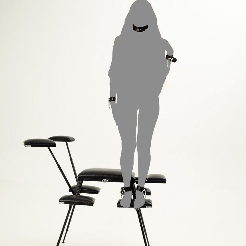 Adjustable BDSM Spanking Bench, Bondage Furniture Chair, Metal ...