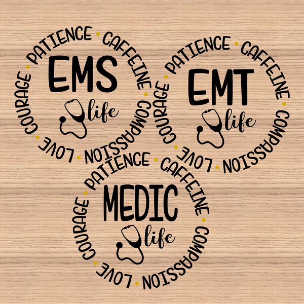 Emt Svg - Etsy