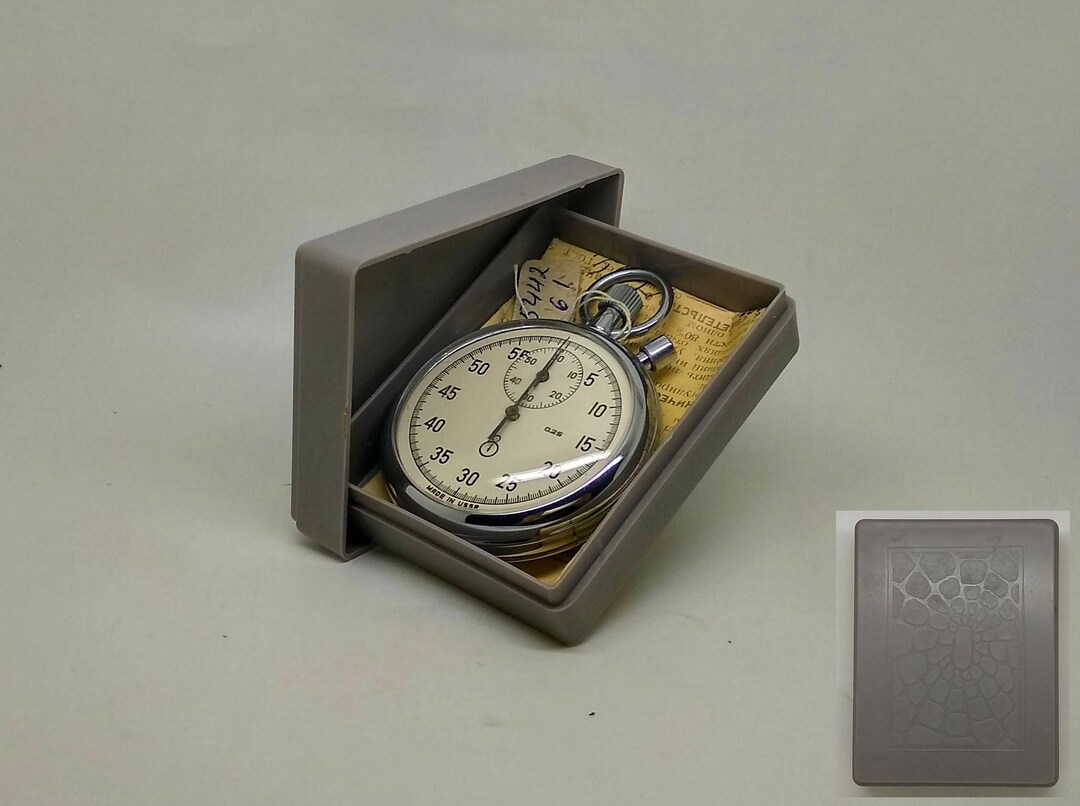 Soviet Stop Watch Vintage Mechanical 2 Button Agat, Made in USSR 1983 ...