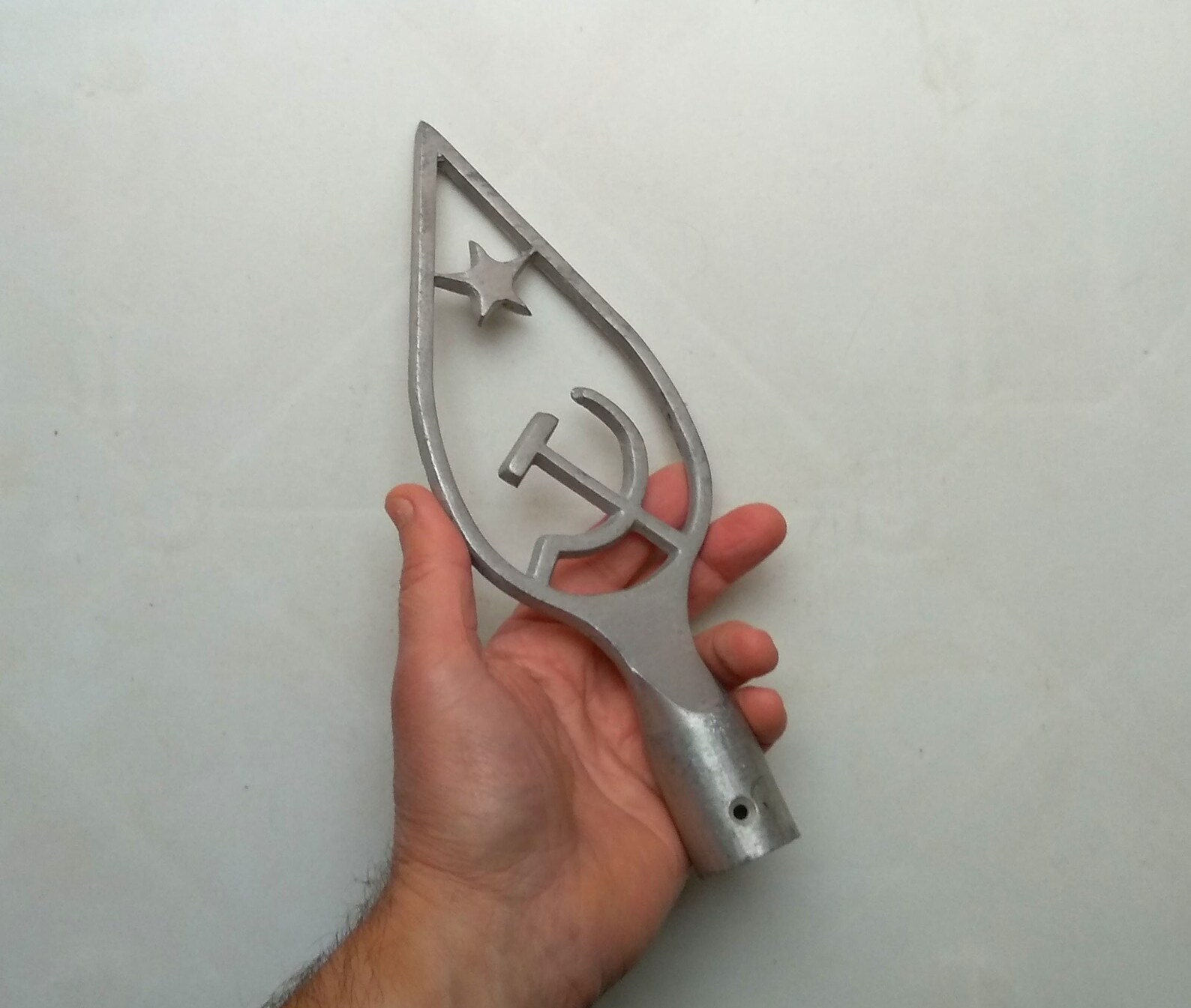 Soviet Military Vintage 70s Flag Topper Original Massive Metal - Etsy