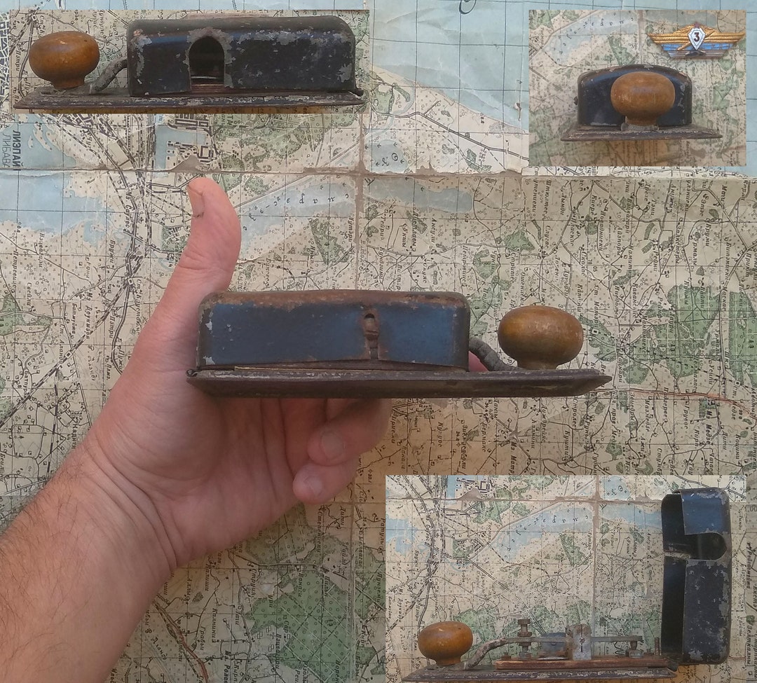 Soviet Military Vintage 50s Telegraph Key. Russian HAM Radio Morse Code ...