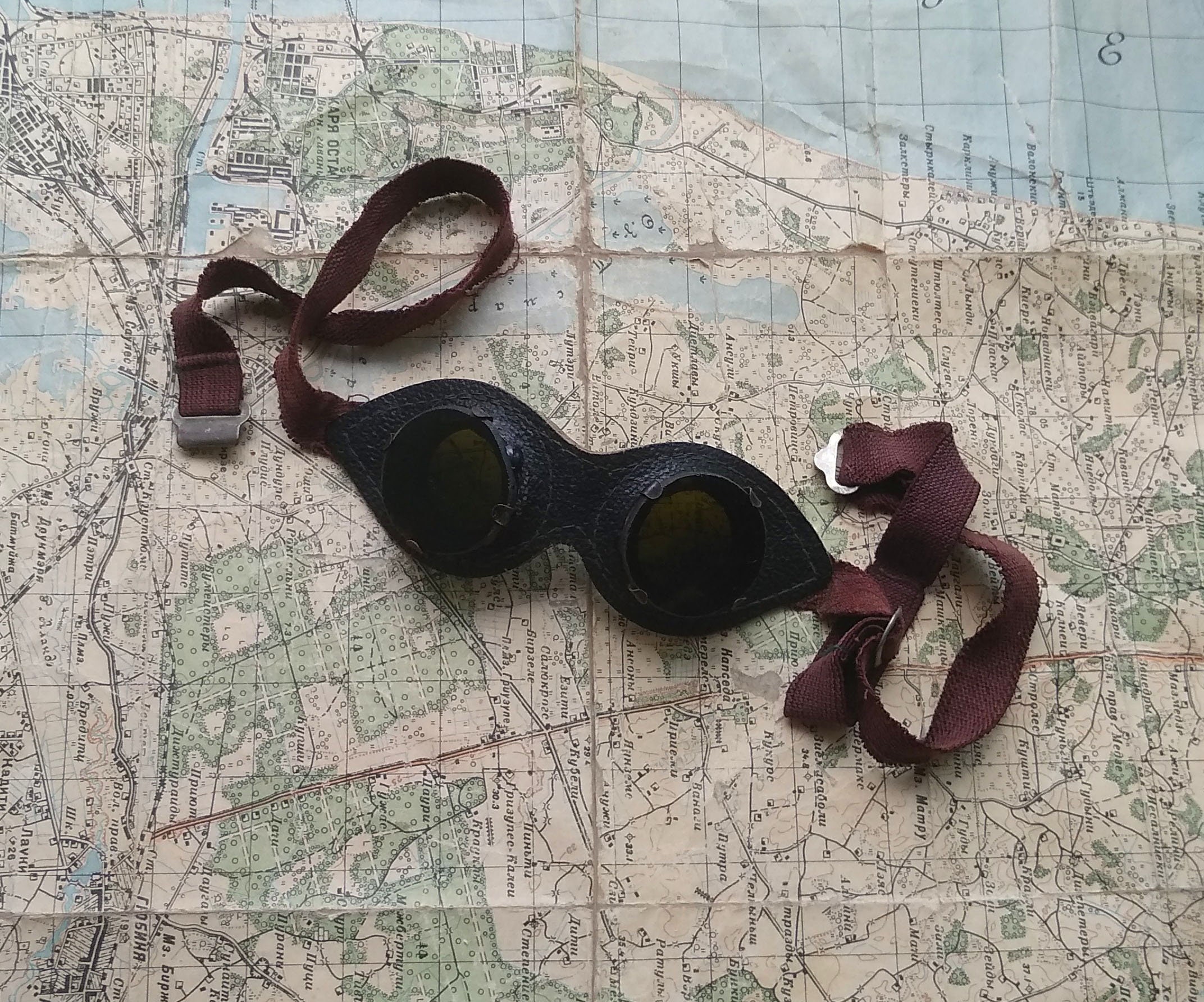 Soviet Military Vintage 60s Dark Goggles With Ventilation - Etsy Canada