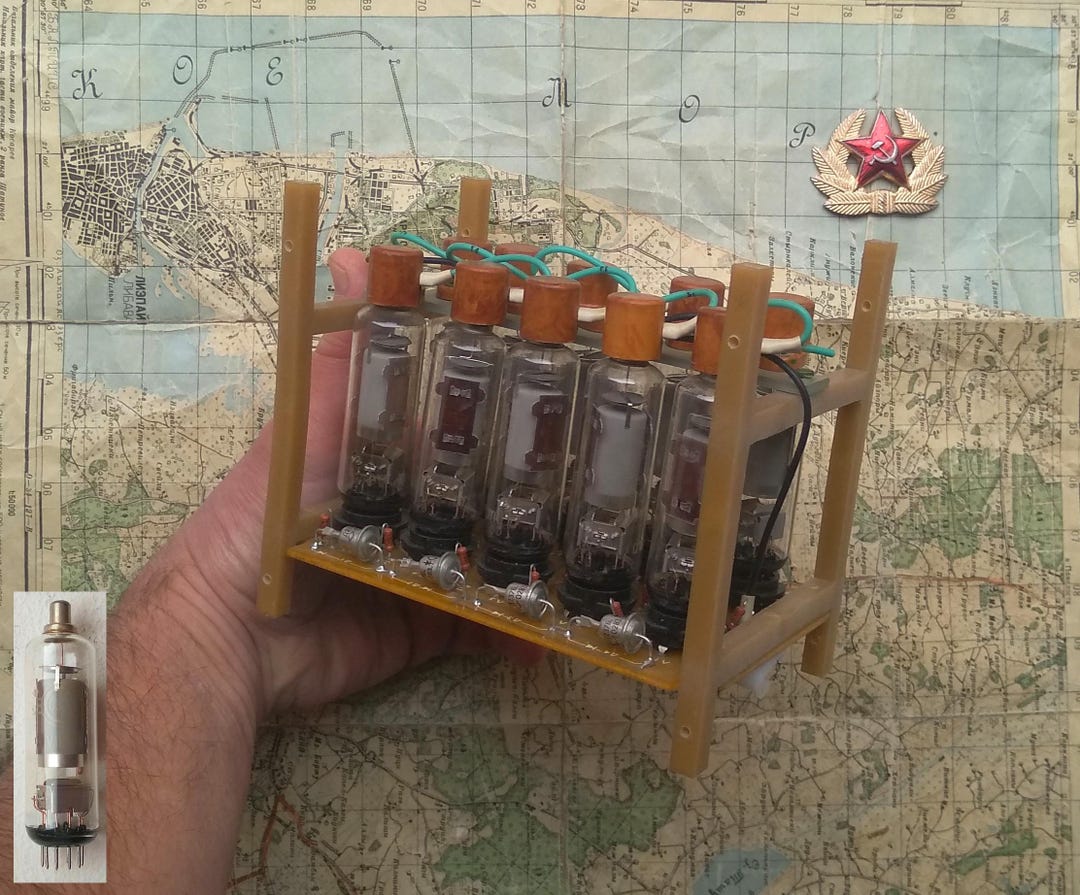 Soviet Russian Military Vintage 70s Vacuum Tube Amplifier, 10 Units of ...