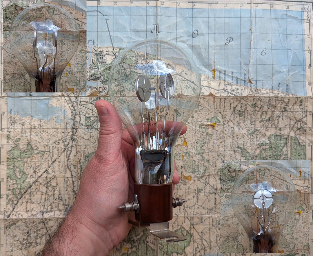 Soviet Russian Vintage 50s Gastron Tungar Tube VG-176, Edison Bulb Lamp ...