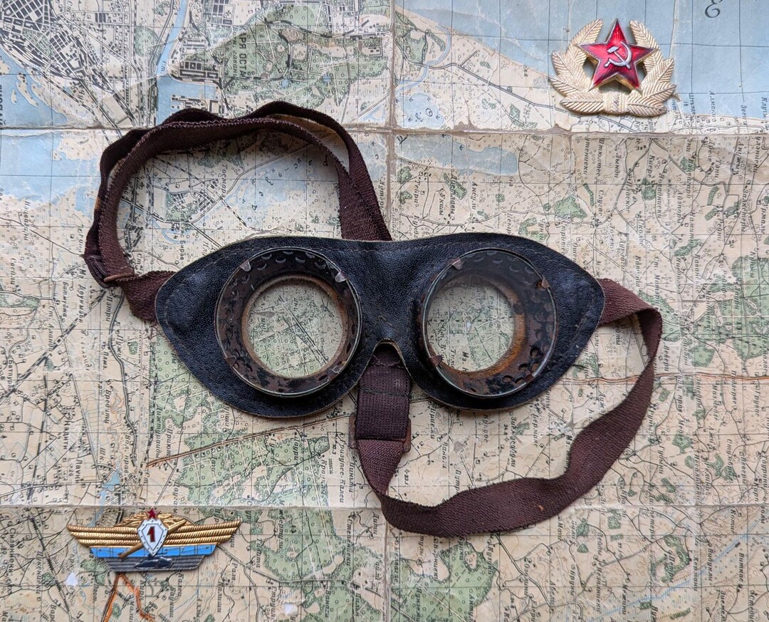 Military Russian Vintage 60s Goggles With Ventilation, Protective ...