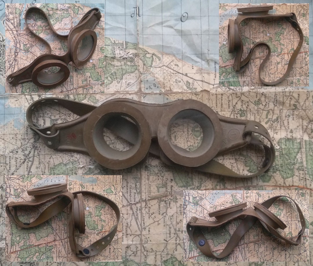 Soviet Russian Military Vintage 80s Goggles Protective Rubber - Etsy