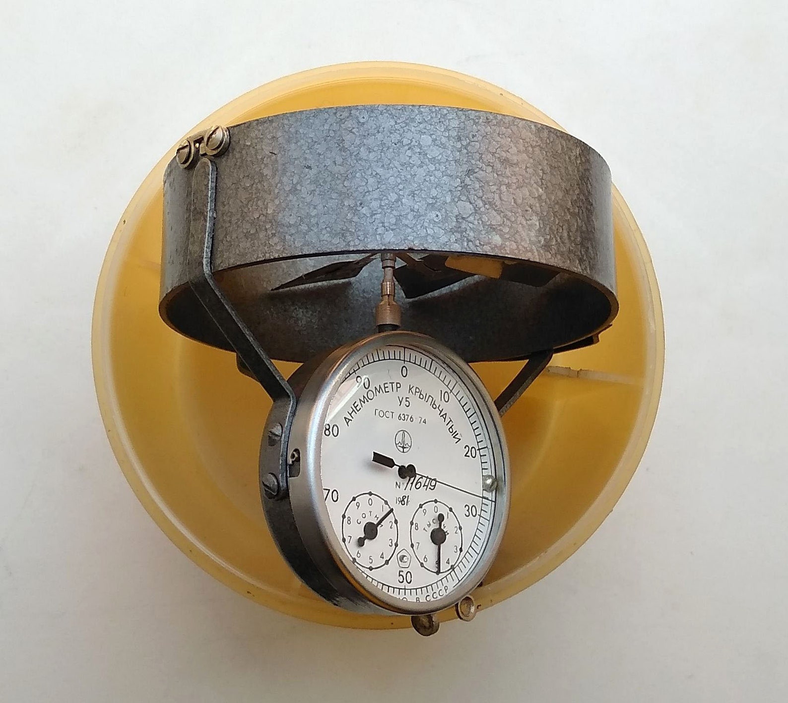 Anemometer Soviet USSR Vintage 1981 Mechanical Hand in | Etsy