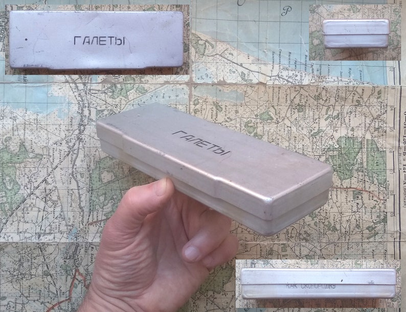 Soviet Military Aircraft Vintage 60s Aluminum Box Container for ...