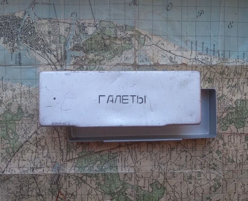 Soviet Military Aircraft Vintage 60s Aluminum Box Container for ...
