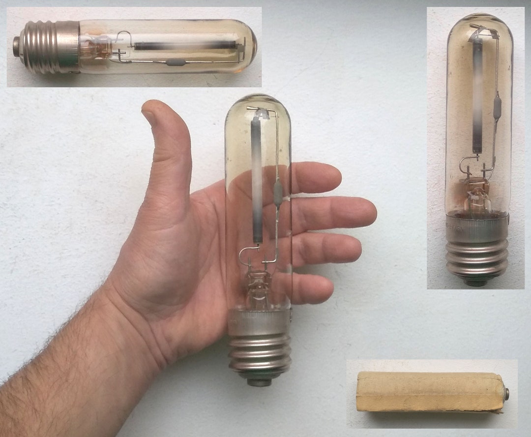 Soviet Russian Vintage 90s Industrial Light Bulb Dnat-100, Sodium Lamp ...