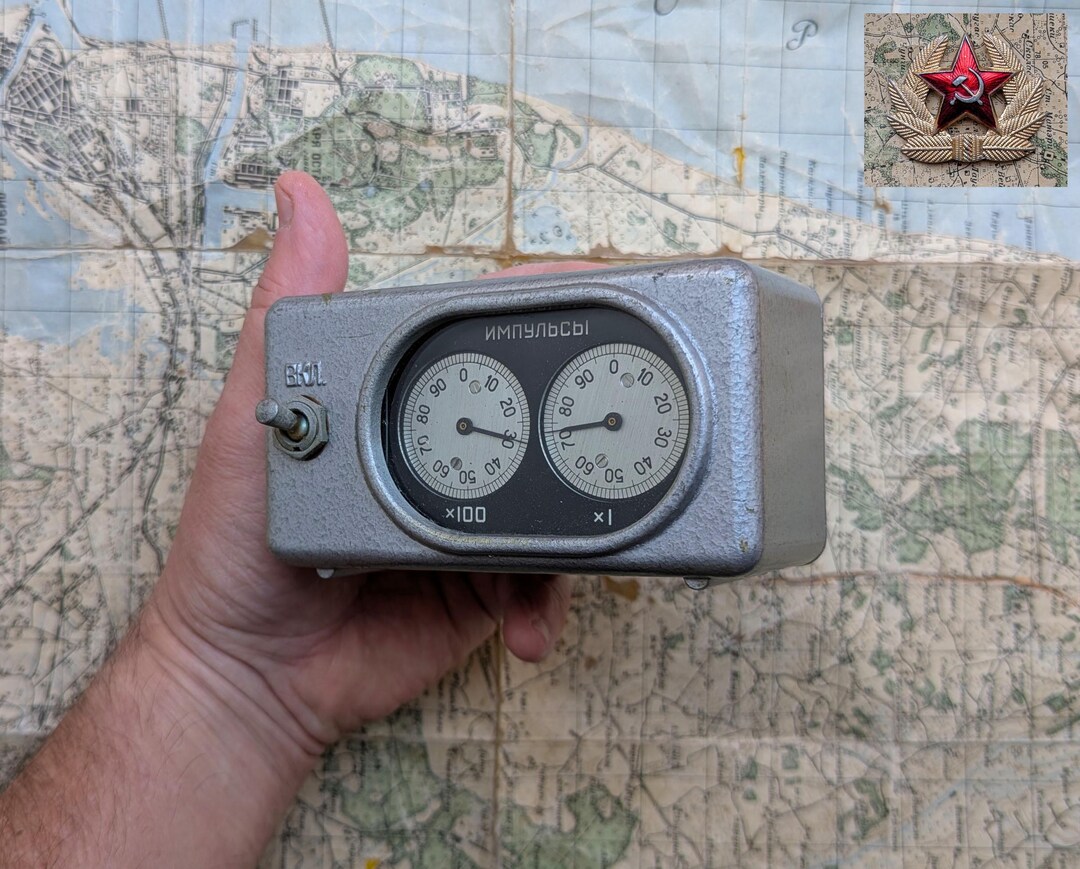 Soviet Russian Military Vintage 1964 Analog Pulse Impulse Counter СБ-1М ...