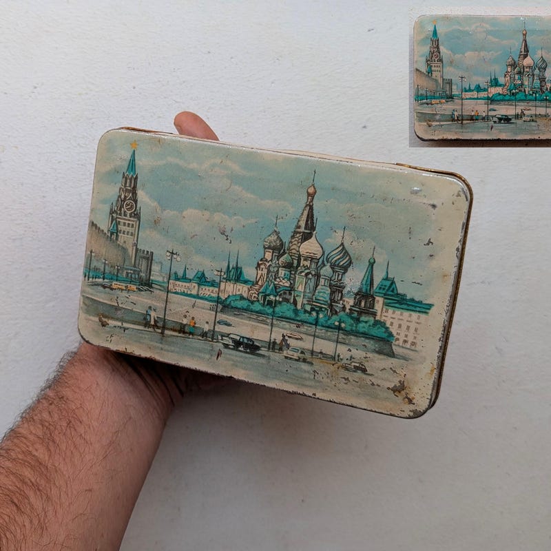 Russian Tin Box - Etsy