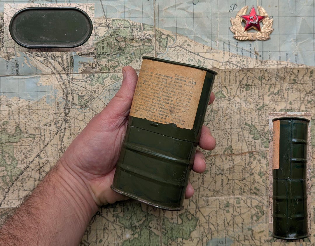 Soviet Russian Military Vintage 60s Metal Box Individual Degassing ...